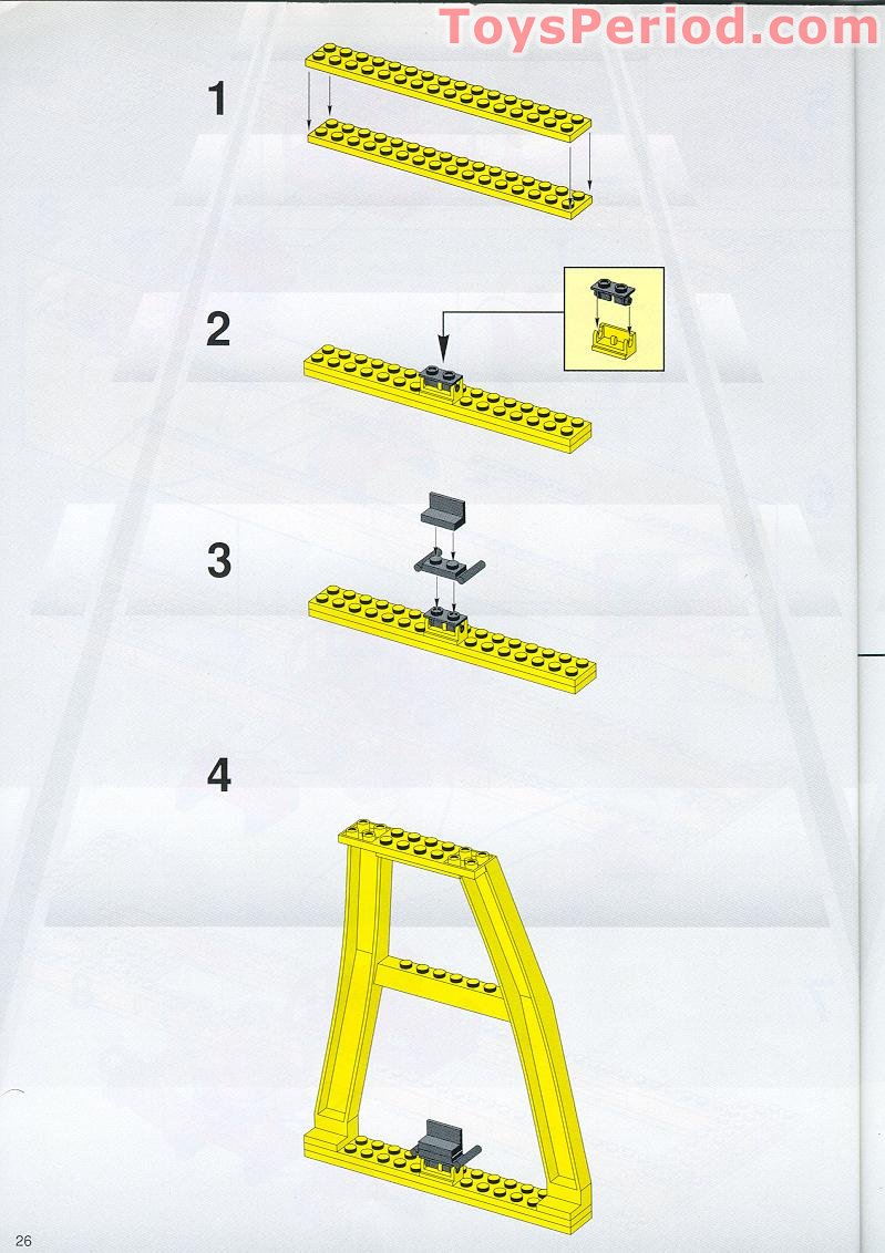 LEGO 4555 Cargo Station Instructions and Parts List