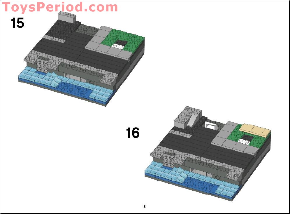 LEGO 5526 Skyline Instructions and Parts List