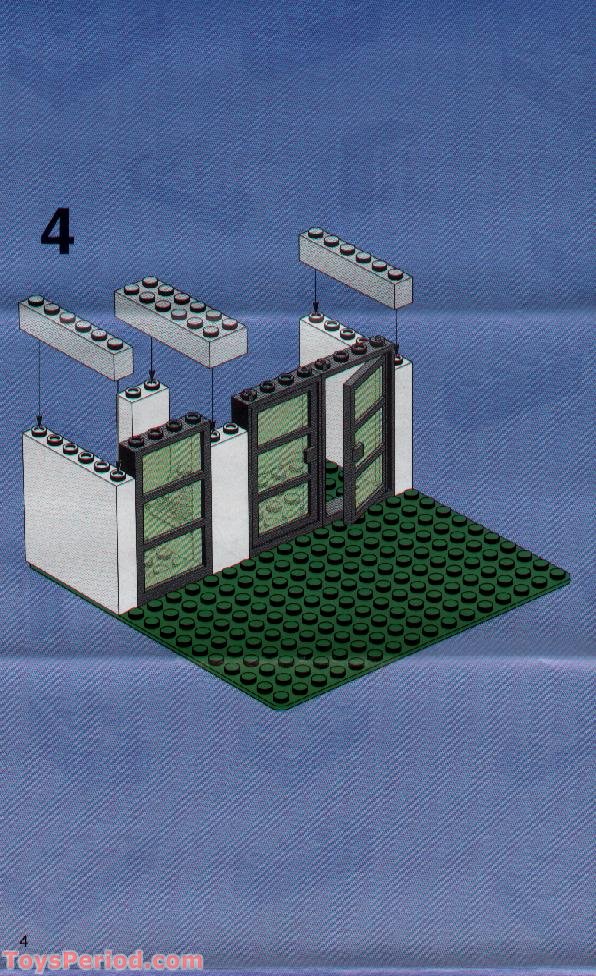 LEGO 6332 Command Post Central Instructions and Parts List