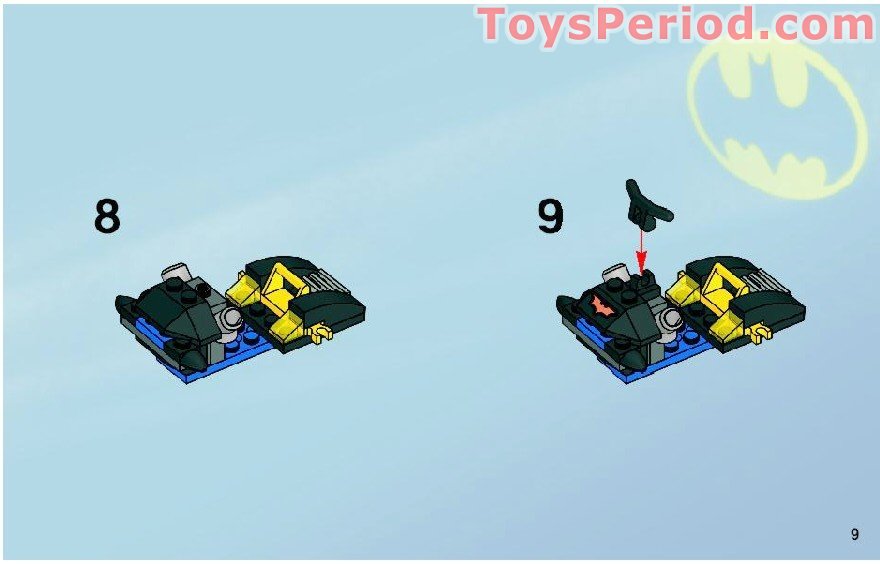 LEGO 7886 The Batcycle: Harley Quinn's Hammer Truck Instructions and ...
