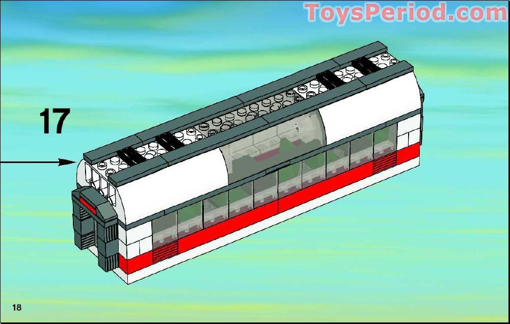 LEGO 7897 Passenger Train Instructions and Parts List