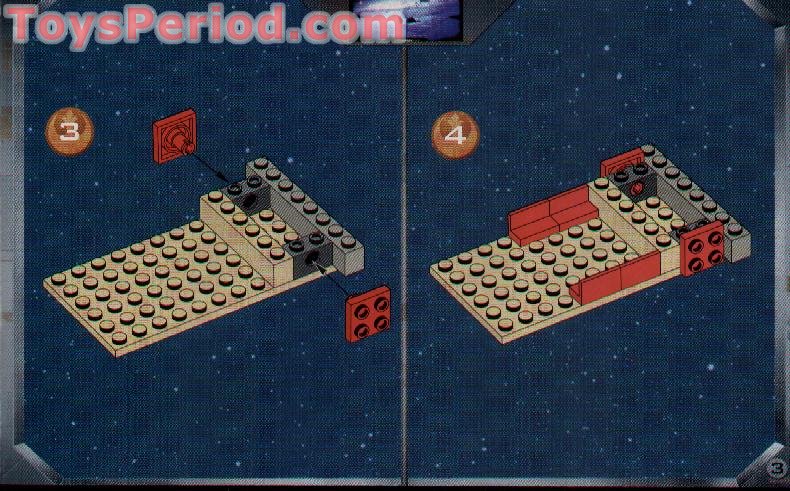 LEGO 7110 Landspeeder Instructions and Parts List
