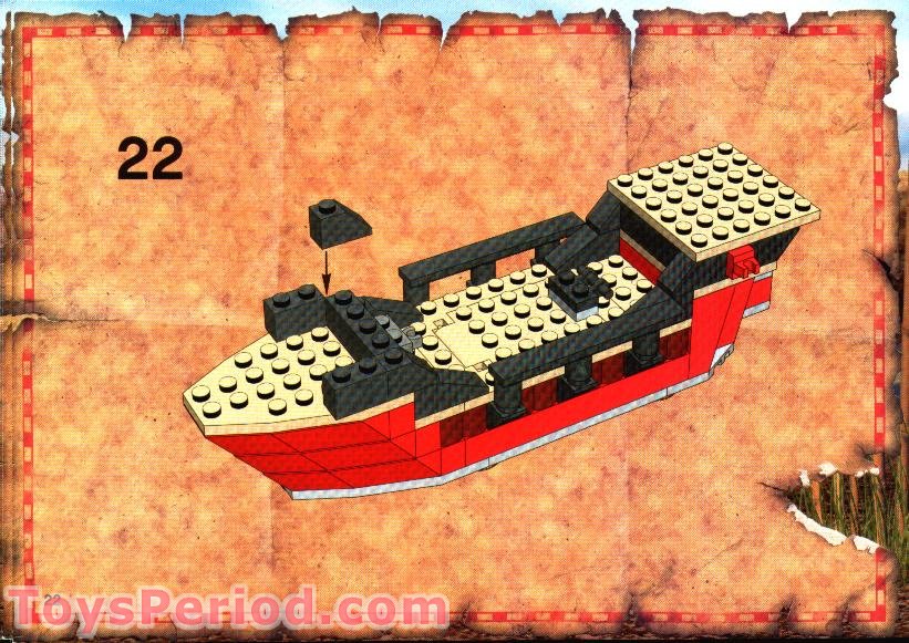 LEGO 7416 Emperor's Ship Instructions and Parts List