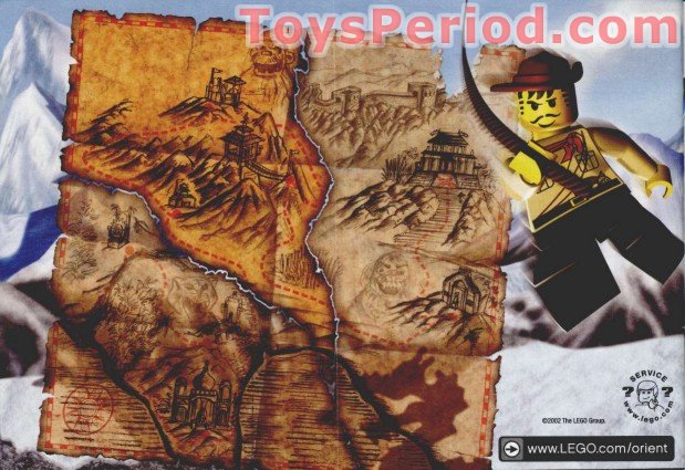 LEGO 7412 Yeti's Hideout Instructions and Parts List