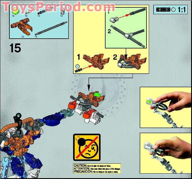 LEGO 8626 Irnakk Instructions and Parts List