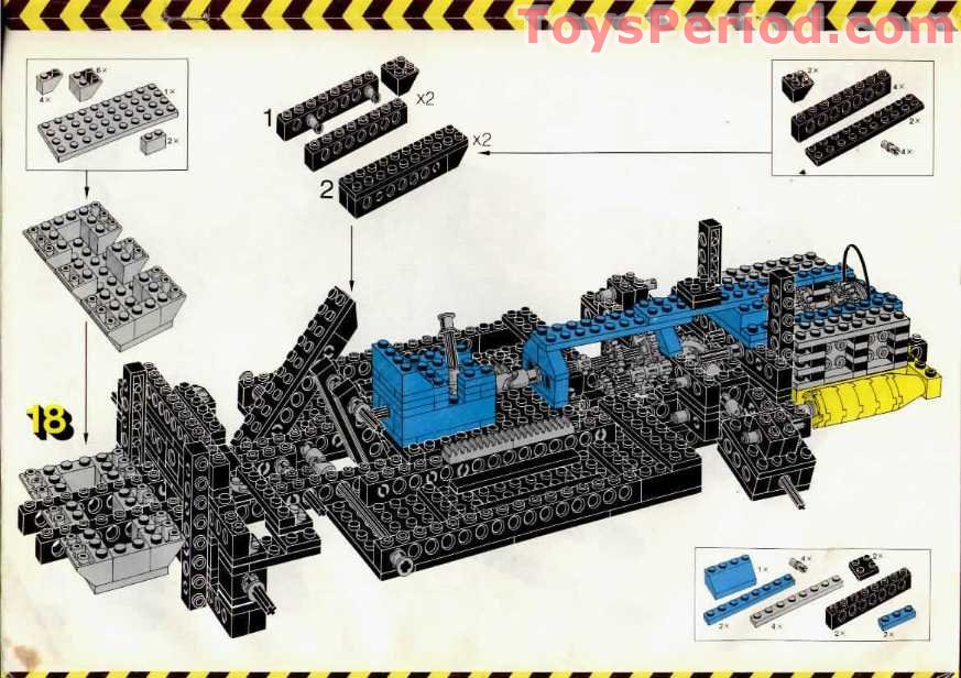 LEGO 8860 Auto Chassis Instructions and Parts List