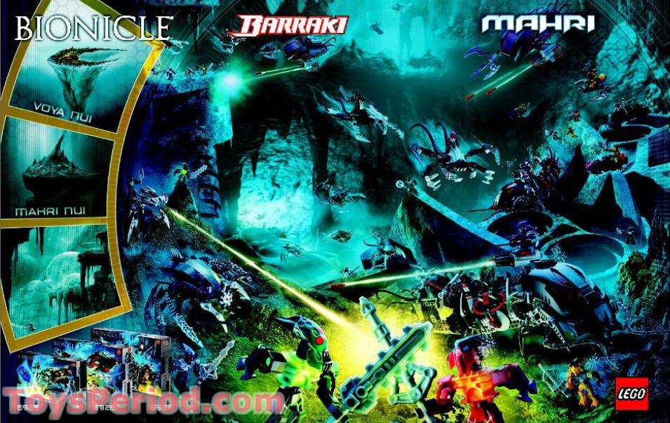 LEGO 8910 Toa Mahri Kongu Instructions and Parts List
