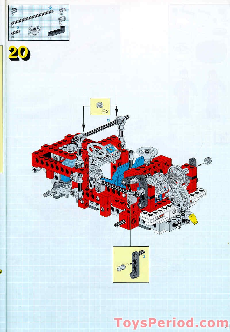LEGO 8280 Fire Response Unit Instructions and Parts List