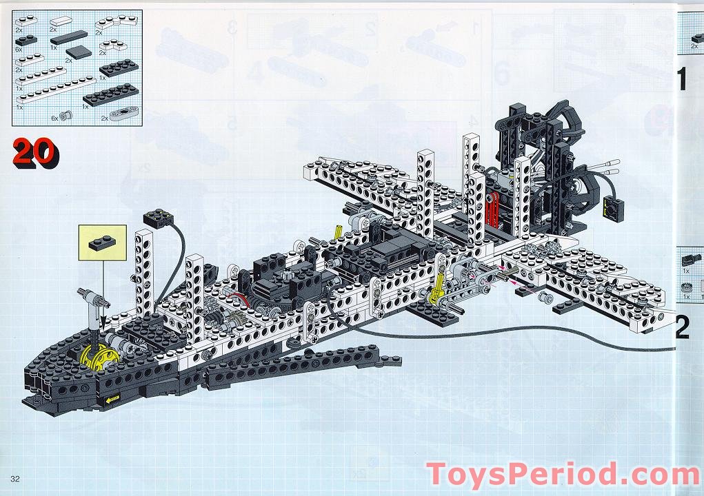 LEGO 8480 Space Shuttle Instructions and Parts List