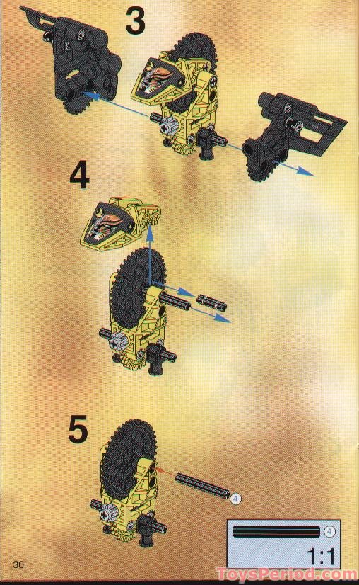 LEGO 8523 Blaster Slizer Instructions and Parts List