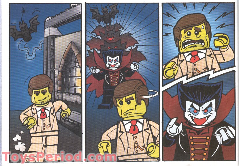 LEGO 1381 Vampire's Crypt Instructions and Parts List