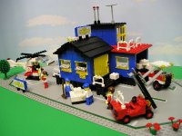 Town Theme Sets - LEGO 6391 Cargo Center Vintage Town Set Complete 1984