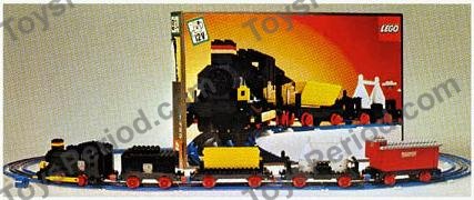 LEGO 725-2 12v Freight Train and Track Instructions and Parts List