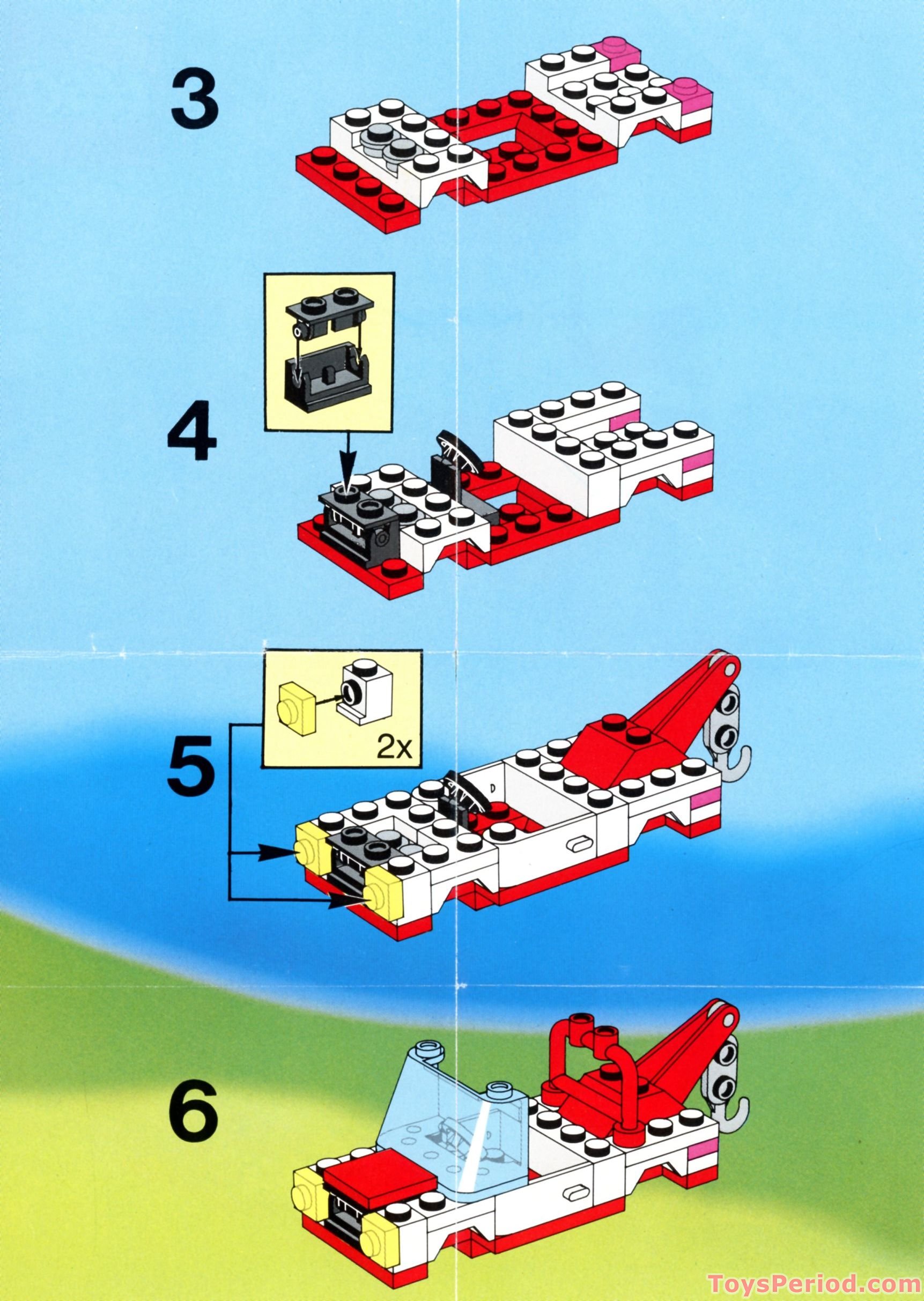 LEGO 6660 Hook and Haul Wrecker Instructions and Parts List
