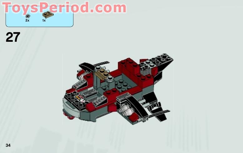 LEGO 6866 Wolverine's Chopper Showdown Instructions and Parts List