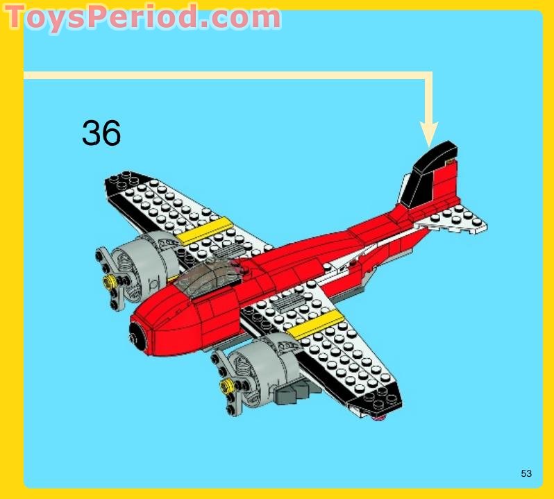 LEGO 7292 Propeller Adventures Instructions and Parts List
