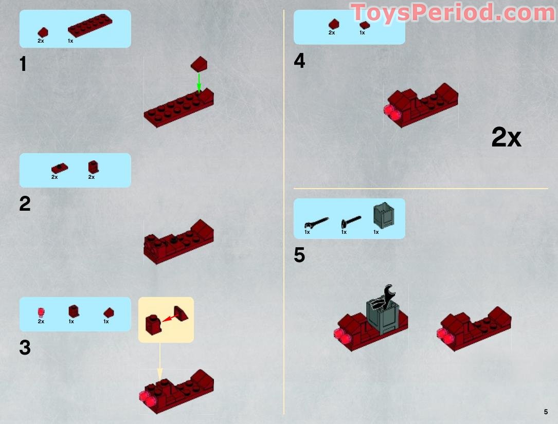 LEGO 9515 The Malevolence Instructions and Parts List