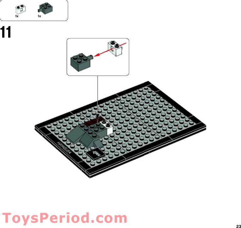 LEGO 21101 Hayabusa Instructions and Parts List