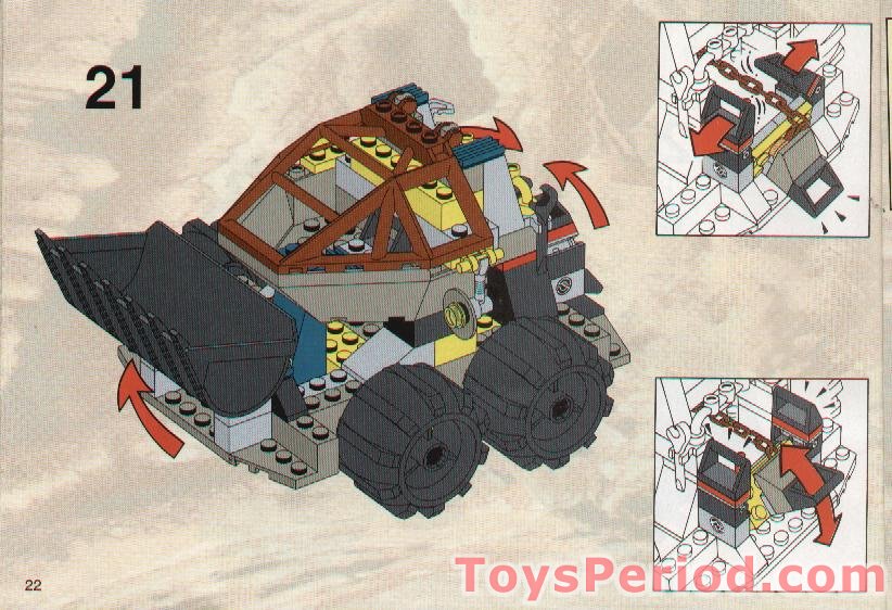 LEGO 4950 Loader-Dozer Instructions and Parts List