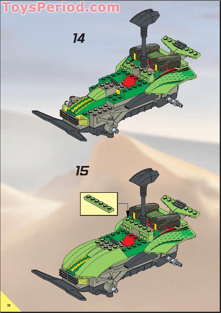 LEGO 4589 RC Nitro Flash Instructions and Parts List