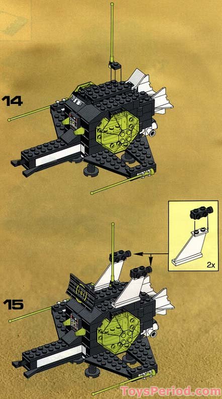 LEGO 6988 Alpha Centauri Outpost Instructions and Parts List