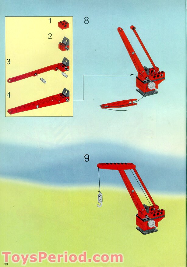 LEGO 6543 Sail 'n' Fly Marina Instructions and Parts List