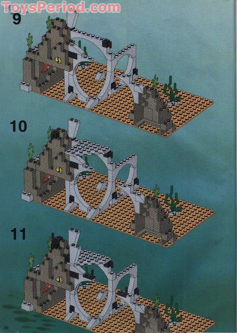 LEGO 6560 Diving Expedition Explorer Instructions and Parts List