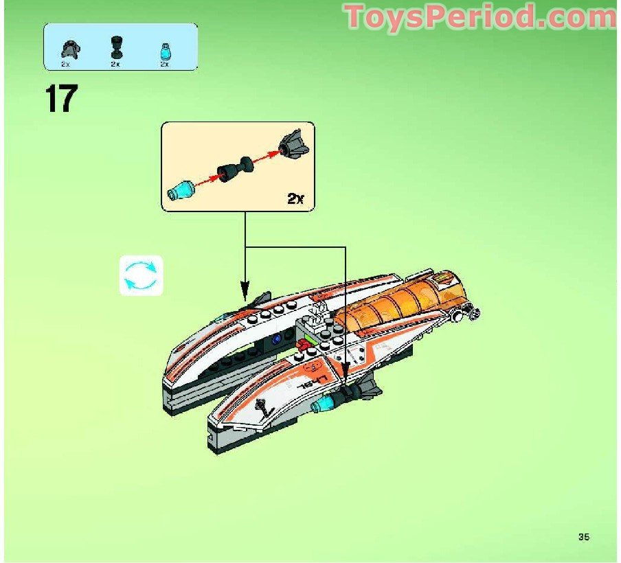 LEGO 7647 MX-41 Switch Fighter Instructions and Parts List