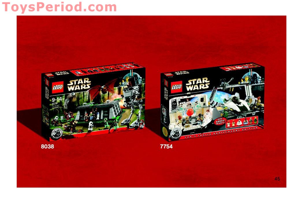 LEGO 7749 Echo Base Instructions and Parts List