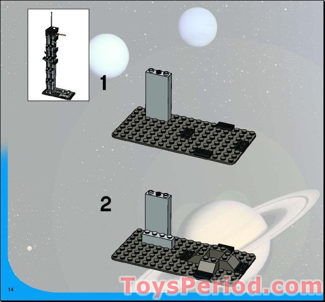 LEGO 7469 Mission to Mars Instructions and Parts List