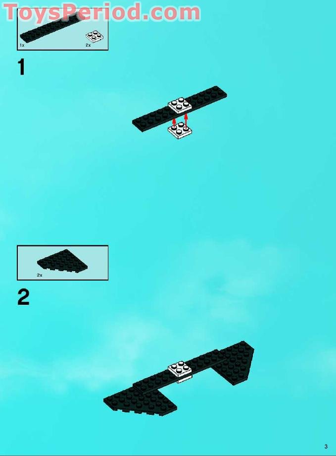 LEGO 8107 Fight for the Golden Tower Instructions and Parts List