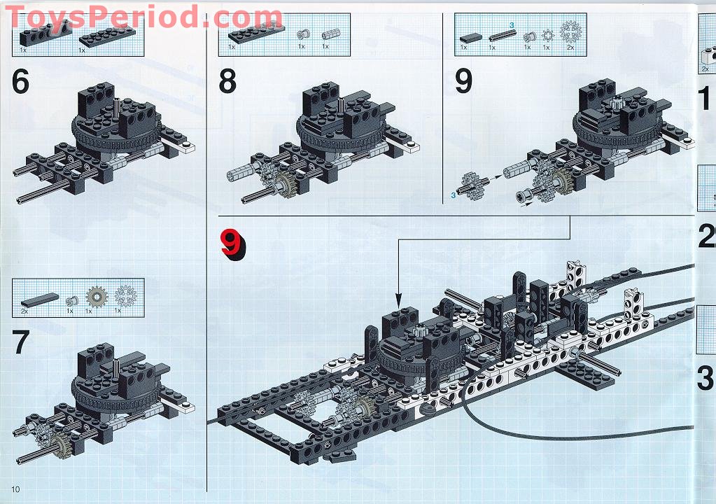LEGO 8480 Space Shuttle Instructions and Parts List