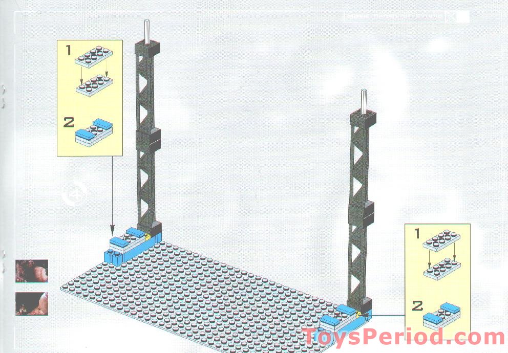 LEGO 1351 Movie Backdrop Studio Instructions and Parts List