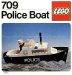 LEGO 709 Police Boat Instructions and Parts List