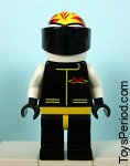 LEGO Sets with Minifigure ext012 Extreme Team - White, White Flame Helmet