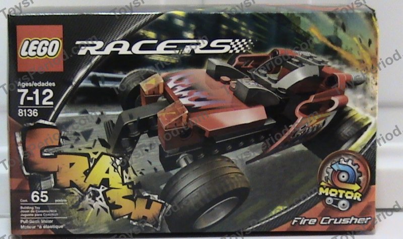 LEGO 8136 Fire Crusher Instructions and Parts List