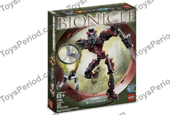 LEGO 8756 Sidorak Instructions and Parts List