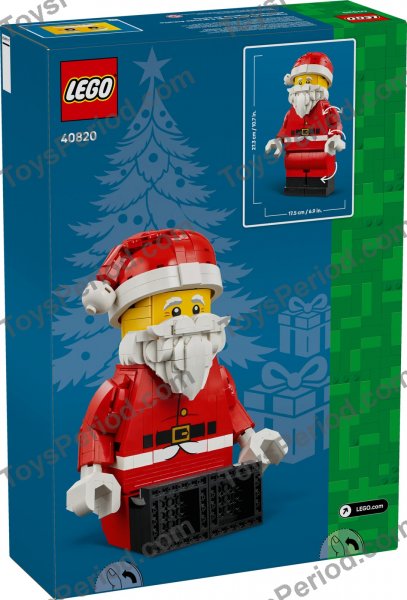 LEGO 40820 Up-Scaled Santa Minifigure Set from 2025 | LEGO Reference