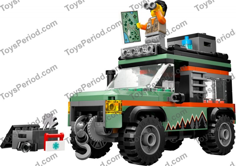LEGO 60447 Off-Road Mountain Truck Set Parts List