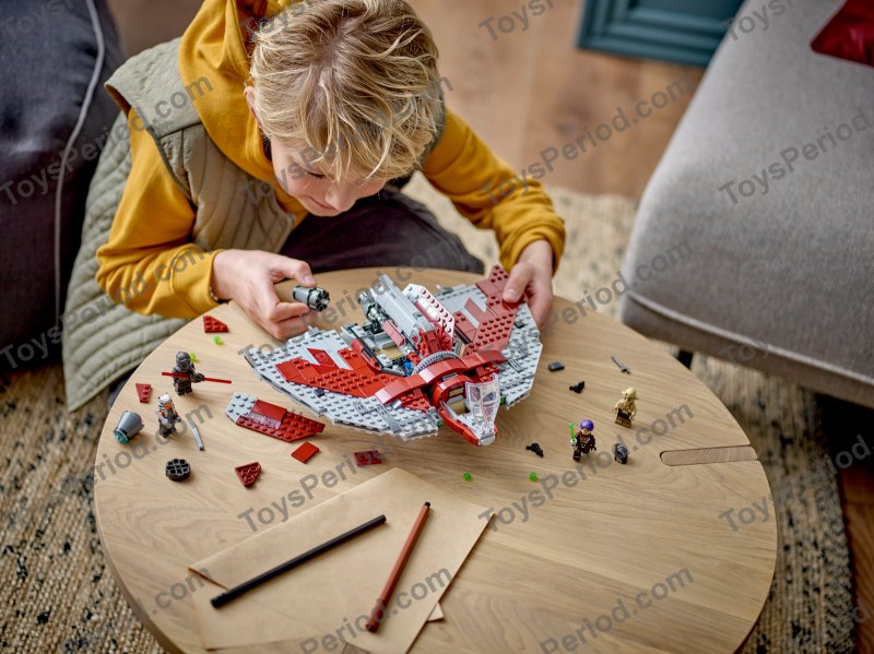 LEGO 75362 Ahsoka Tano's T-6 Jedi Shuttle Set Parts List