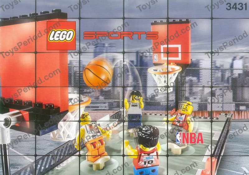 LEGO 3431 Streetball 2 vs 2 Instructions and Parts List