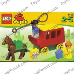 LEGO 2433 Stagecoach Set Parts List
