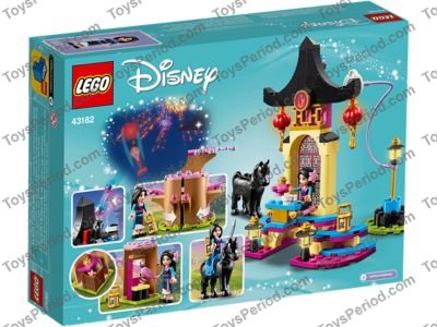 LEGO 43182 Mulan's Training Grounds Set Parts List
