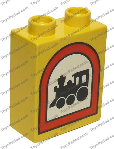 LEGO Sets with Part 4066pb013 Duplo Brick 1 x 2 x 2 with Road Sign ...