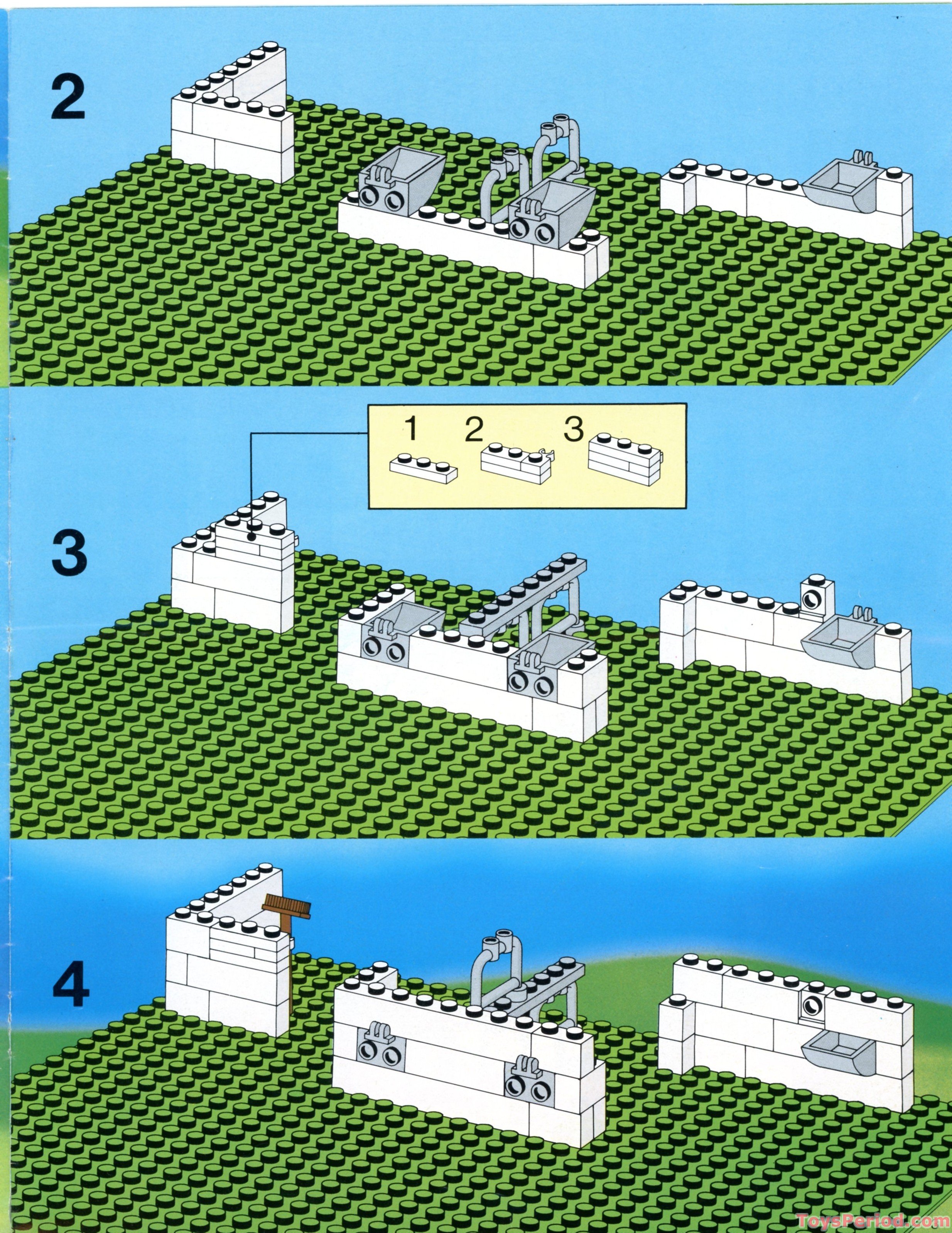 LEGO 6379 Riding Stable Instructions and Parts List