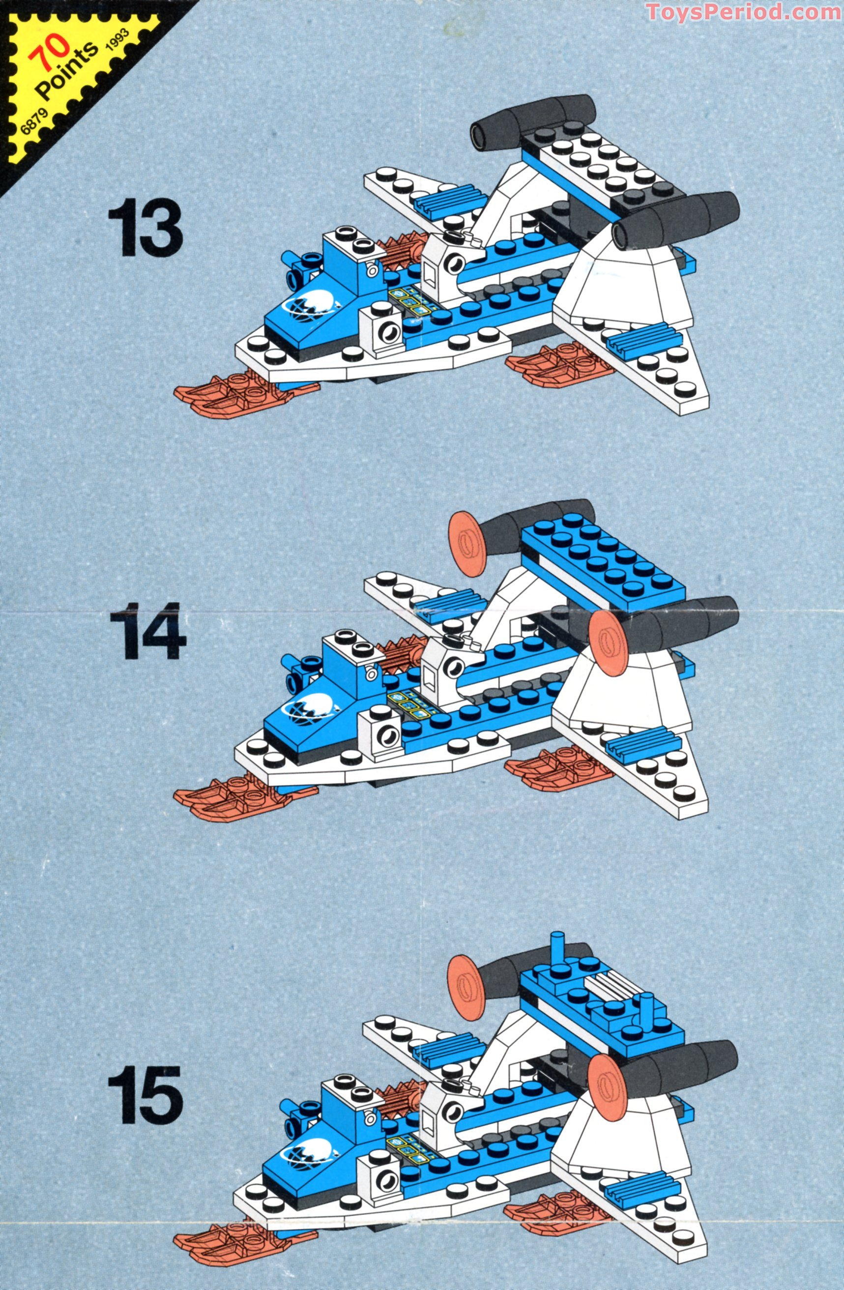 LEGO 6879 Blizzard Baron Instructions and Parts List