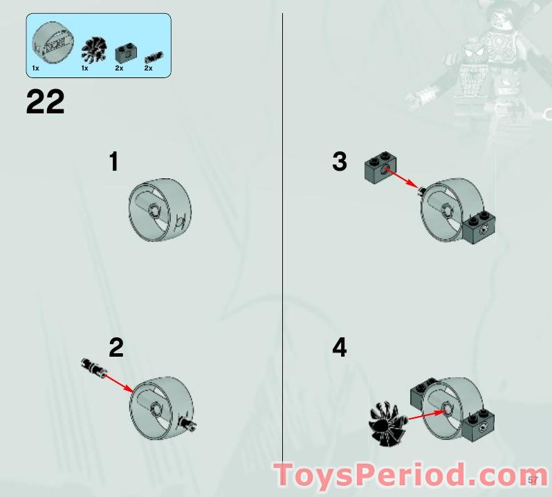 LEGO 6873 Spider-Man's Doc Ock Ambush Instructions and Parts List