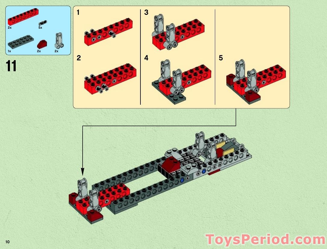 LEGO 75025 Jedi Defender-class Cruiser Instructions and Parts List