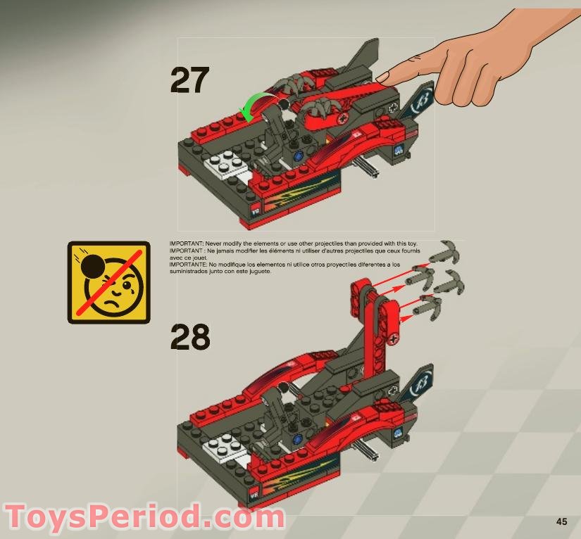 LEGO 8898 Wreckage Road Instructions and Parts List
