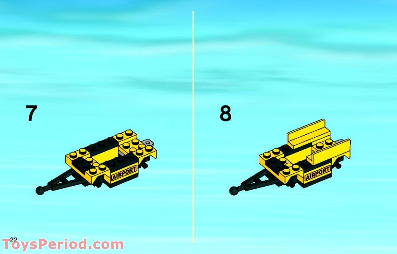LEGO 3182 Airport Instructions and Parts List